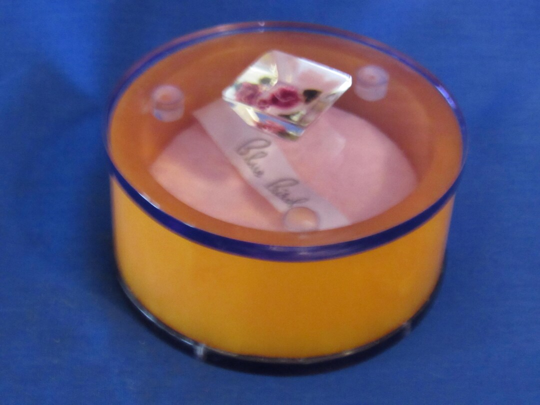 Bakelite Lucite Bluebird Powder Box - Etsy