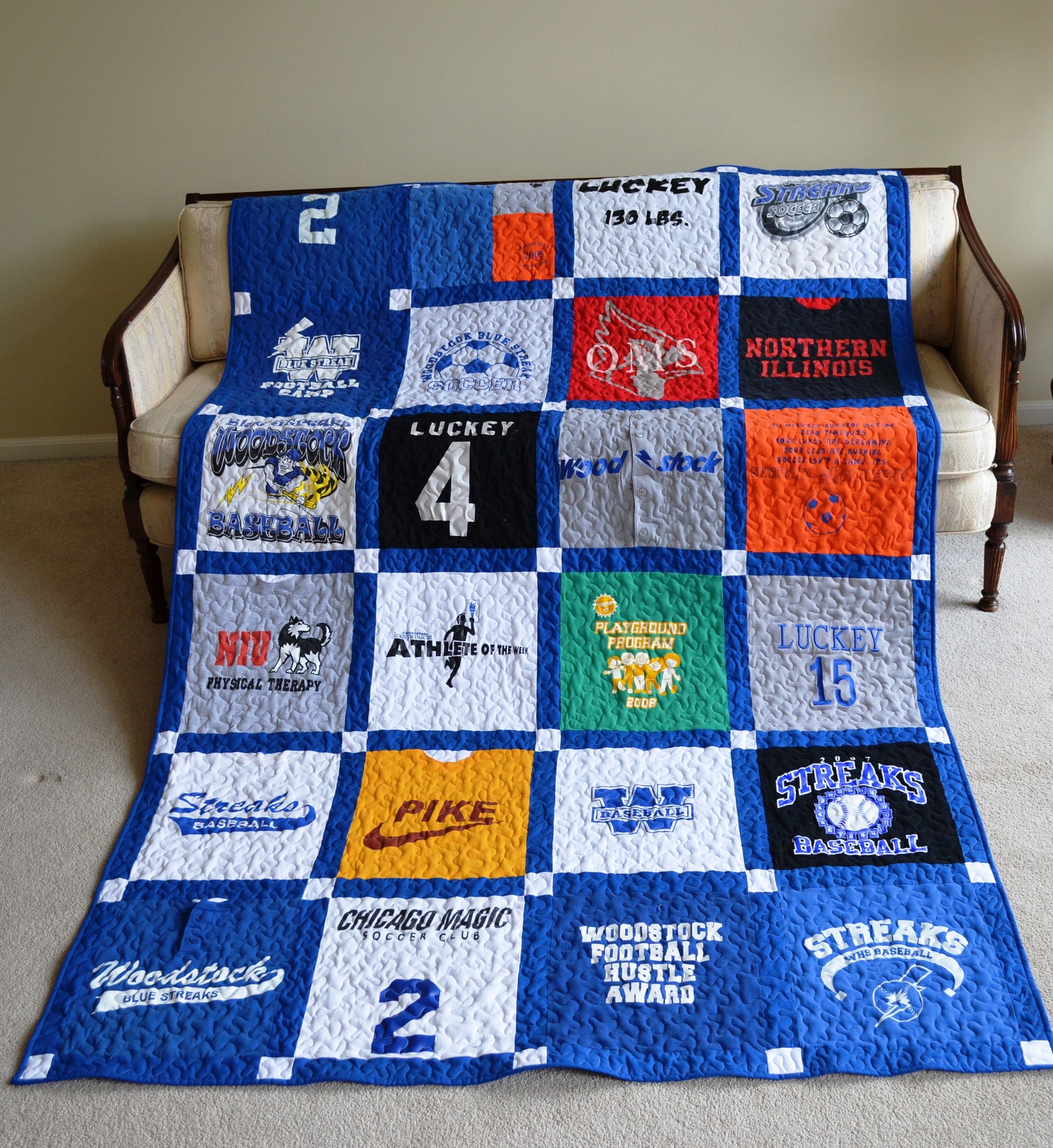 Checkerboard Style Quilt DEPOSIT ONLY - Etsy