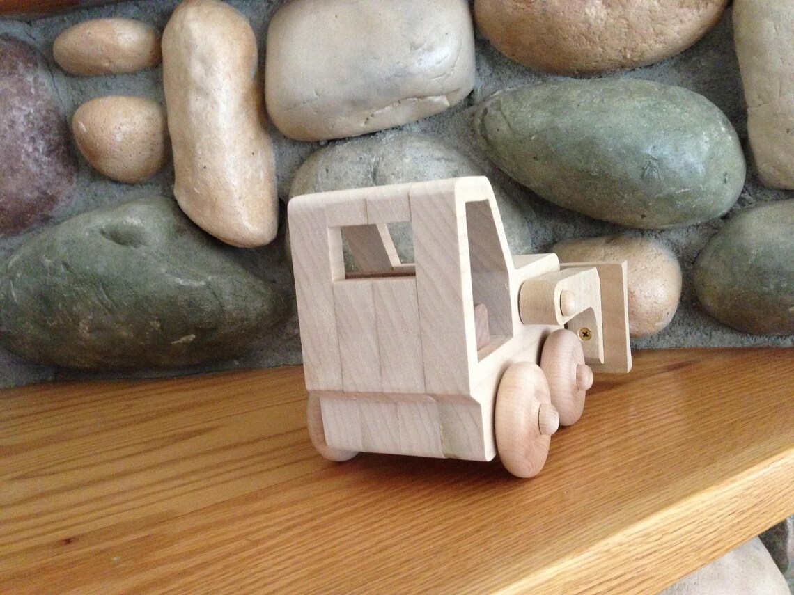 Wood Bulldozer Construction Toy - Etsy