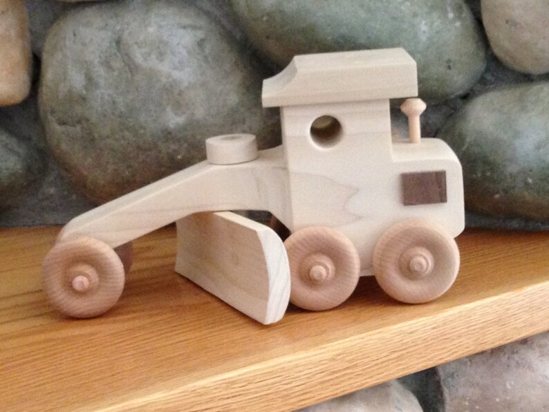 Wood Toy Road Grader - Etsy