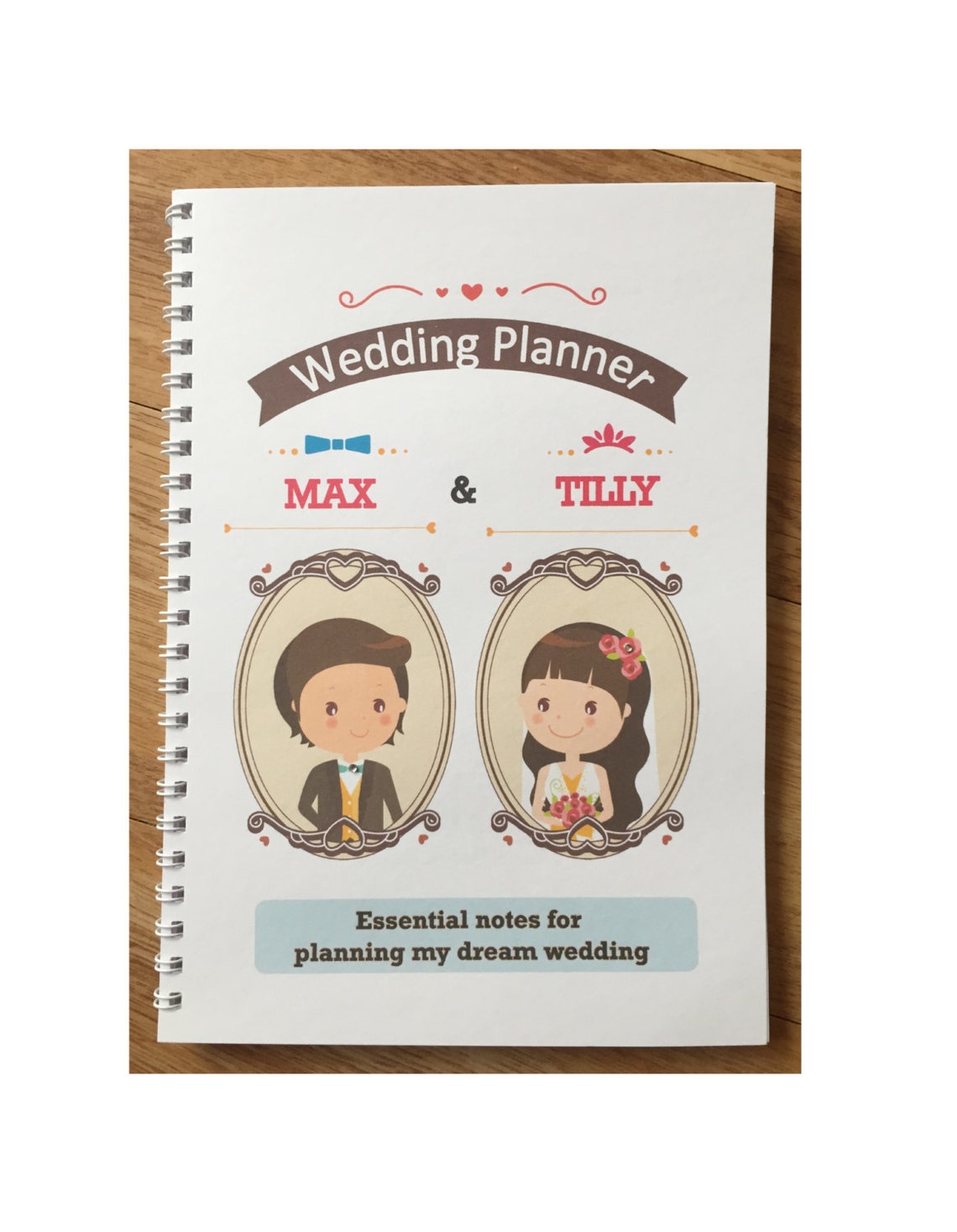 A5 Personalised Bride to Be Notebook Wedding Planner Journal - Etsy UK
