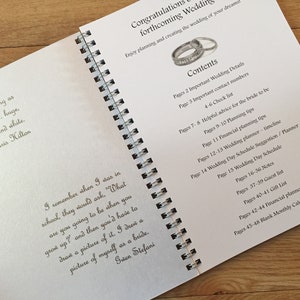 A5 Personalised Bride to Be Notebook Wedding Planner Journal Vintage ...