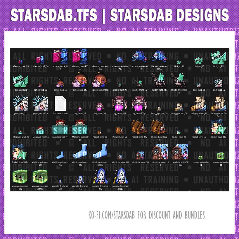Deadlock Emote Pack: Gaming Streamer Emotes (digital Download) - Etsy
