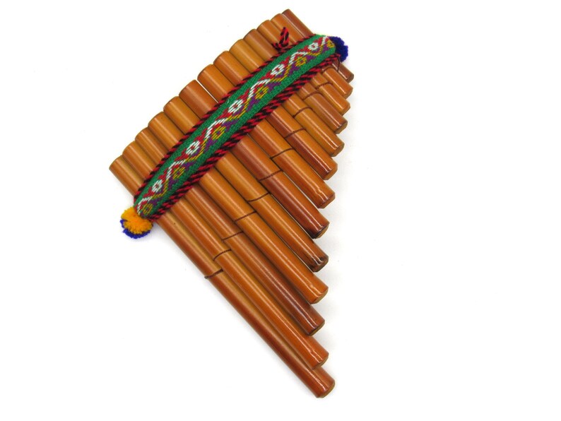 Pan Flute 13 Pipes Hand Made in Peru - Etsy