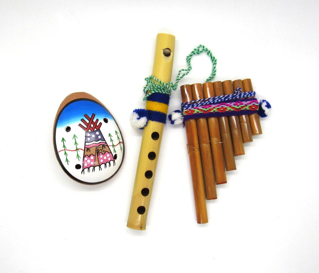 Clay Ocarina Reed Mini Flute & Reed Pan Flute Combo - Etsy