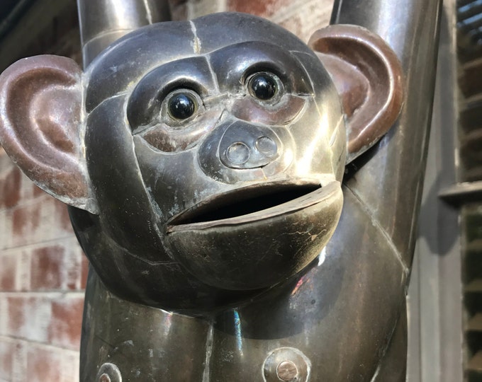 Large Vintage Mid Century Sergio Bustamante Brass and Copper Hanging ...