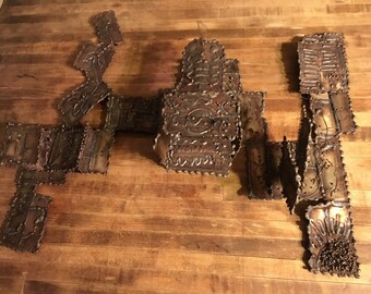 Metal Wall Art Decor 3D Sculpture Tree Of Life Love | Etsy