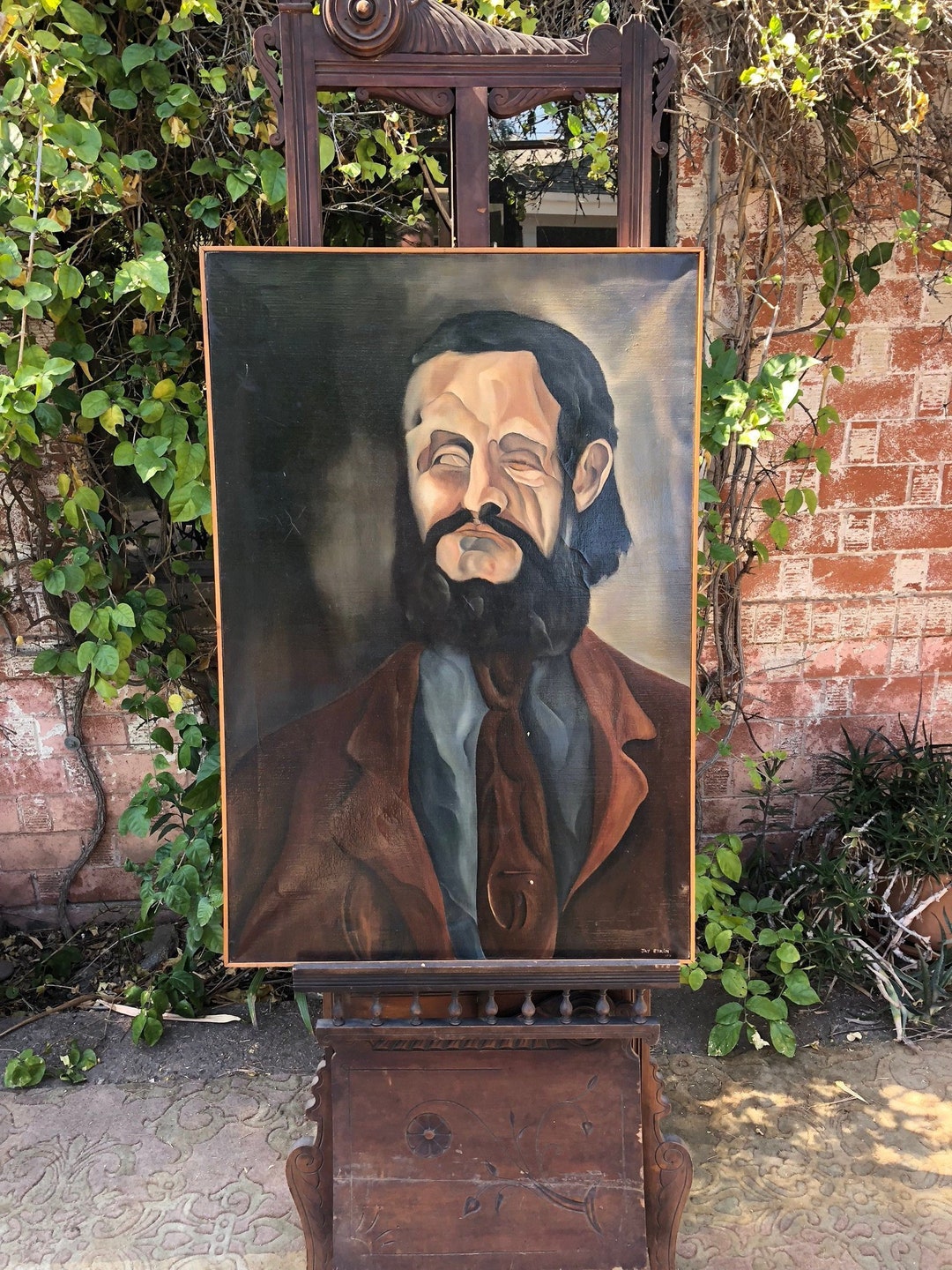 Vintage Original Oil Painting on Canvas of Walton Kinch in the Manner ...