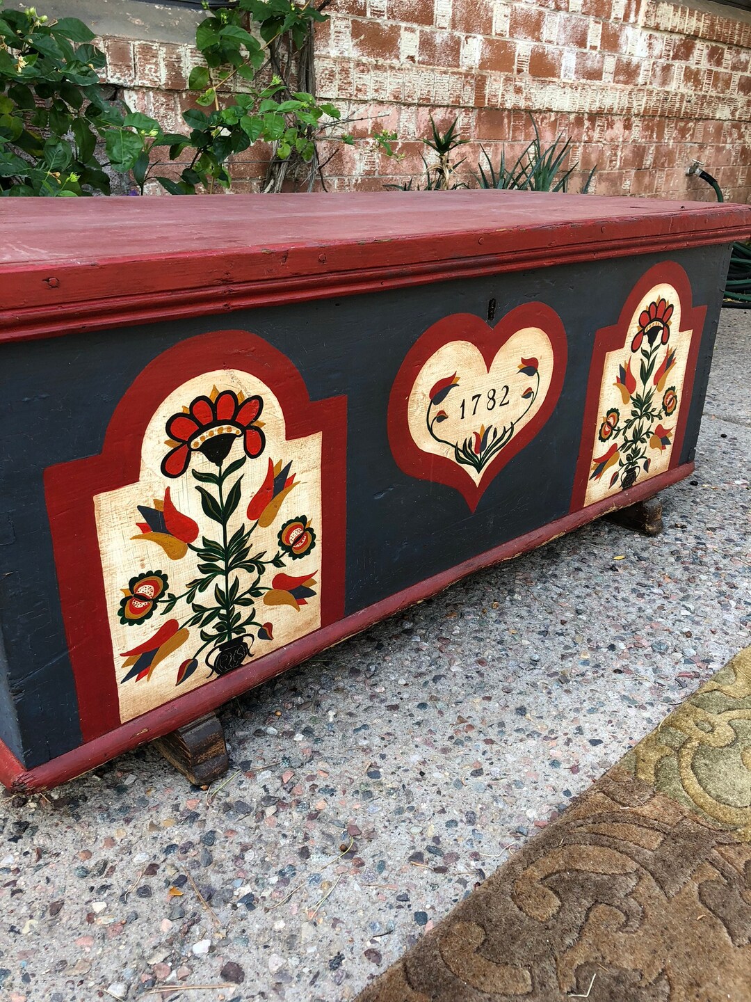 Antique Wooden Dutch Dowry - Etsy