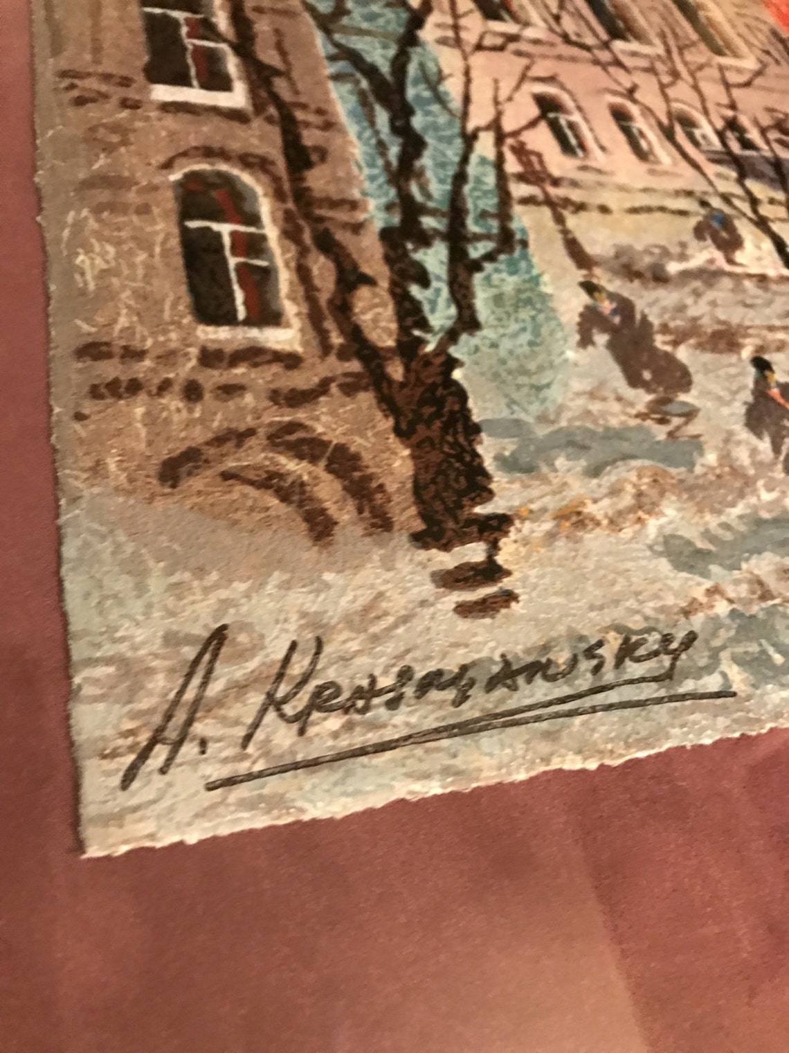 Vintage Signed and Numbered Krasnyansky Serigraph titled | Etsy