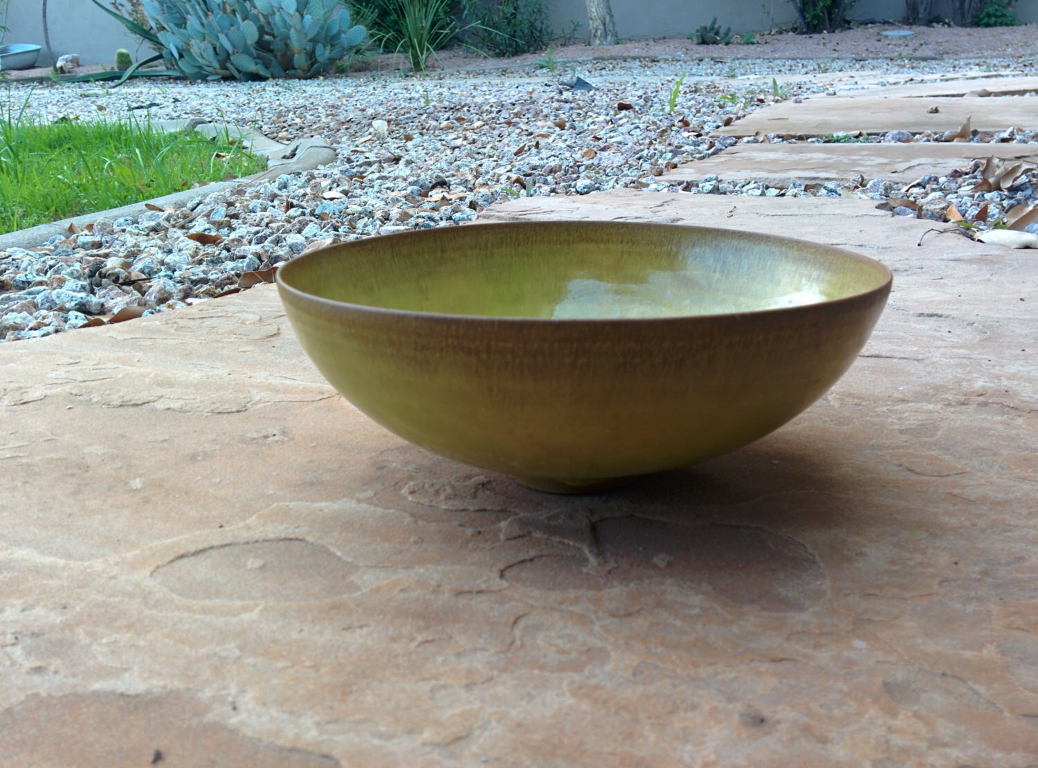 Gertrud and Otto Natzler Signed Chartreuse Glazed Bowl - Etsy