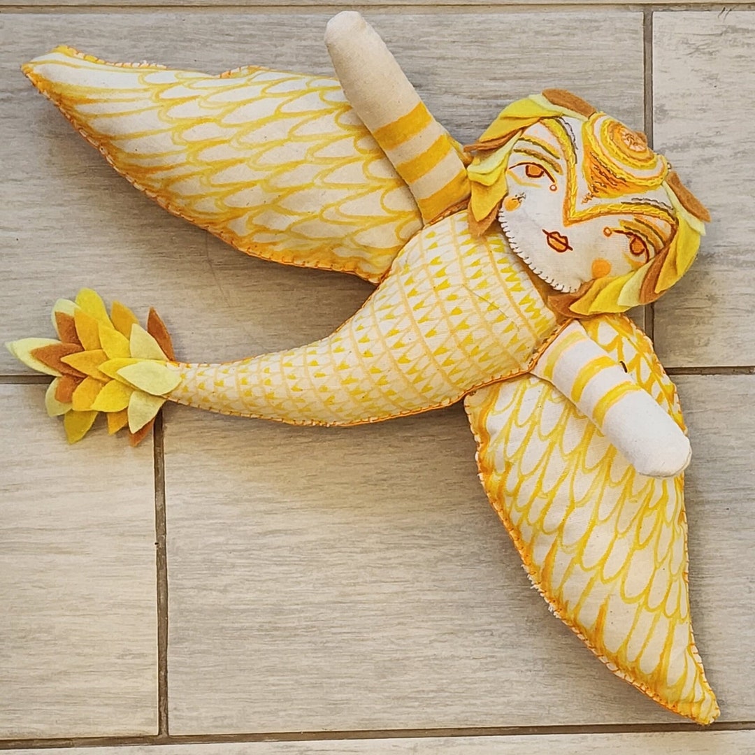 Handmade Angel Doll, Handcrafted Ragdoll, Angel Doll, Nursery Decor ...