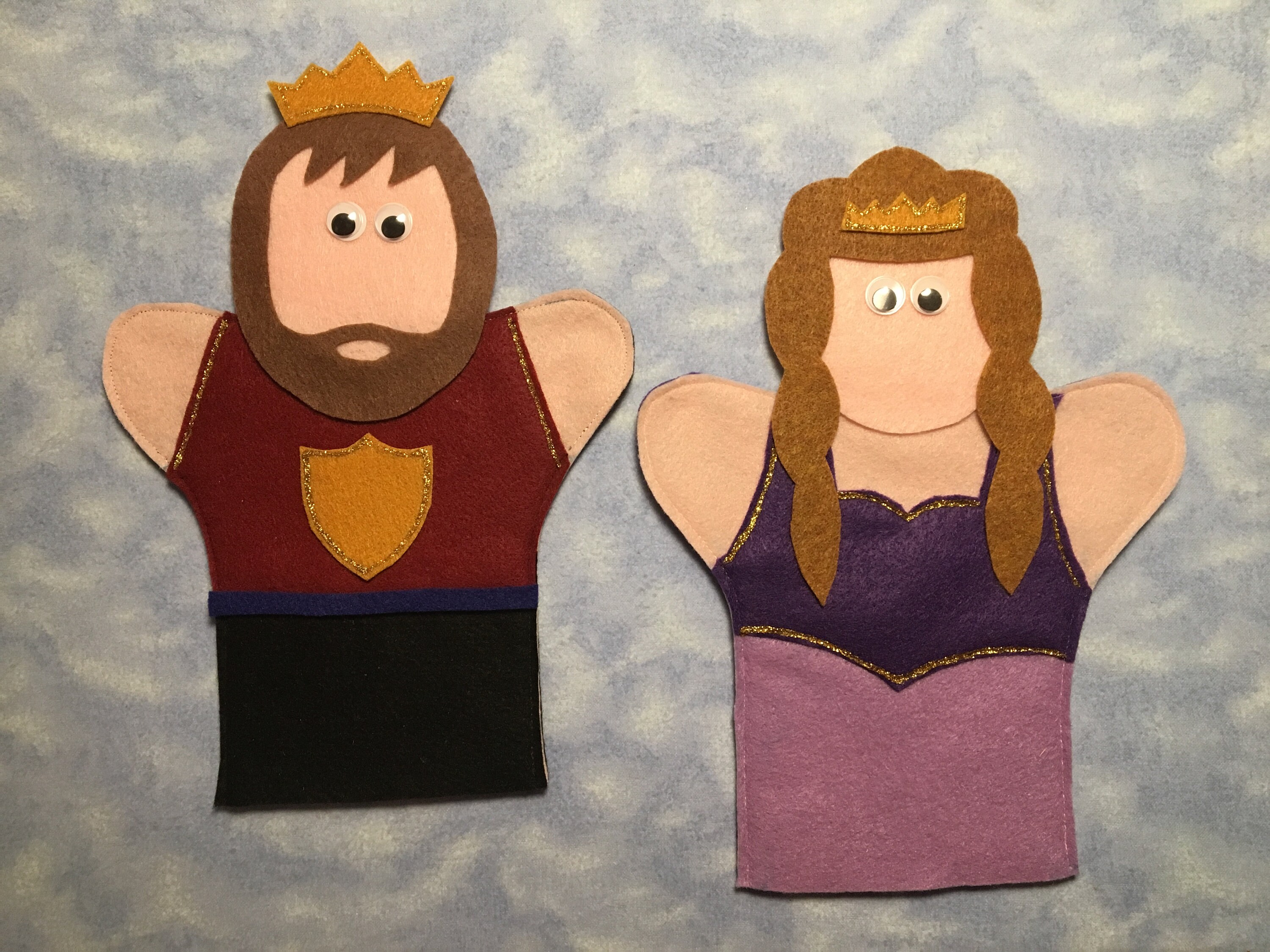 Hand Puppets -PDF Pattern-fairy Tale Characters - Etsy