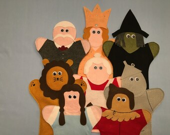 Wizard of Oz Hand Puppets - Etsy