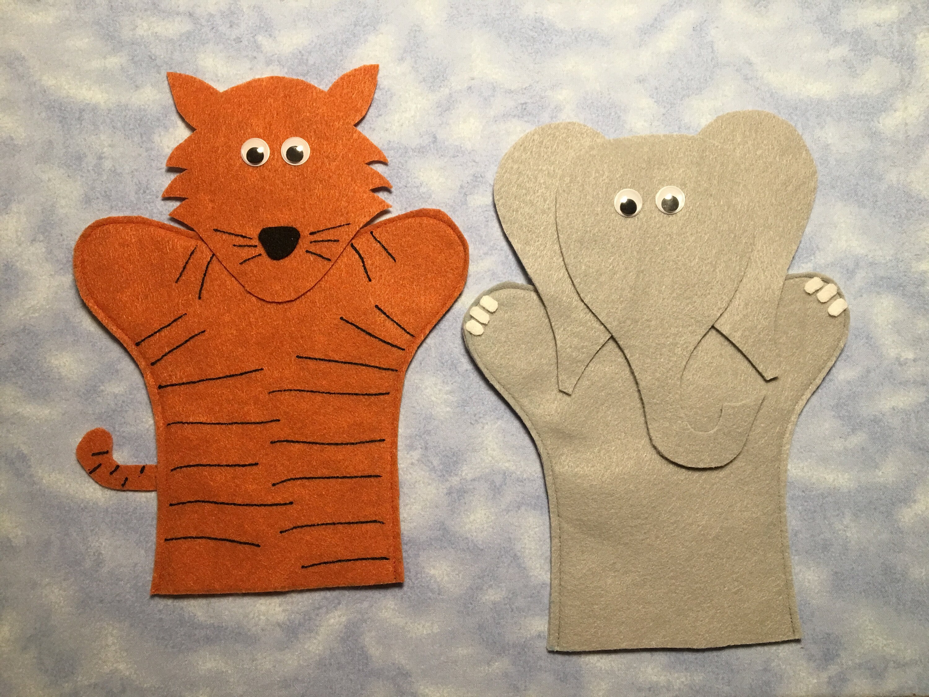 Hand Puppets - PDF Pattern -zoo Animals - Etsy