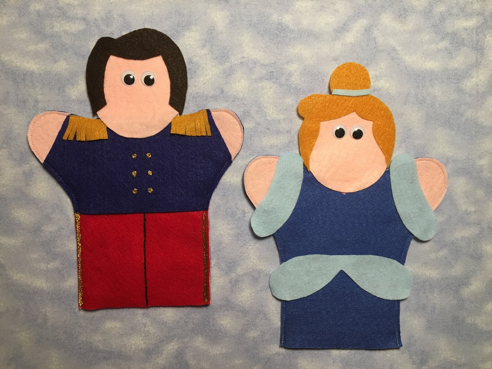 Hand Puppets PDF Pattern-cinderella Characters - Etsy