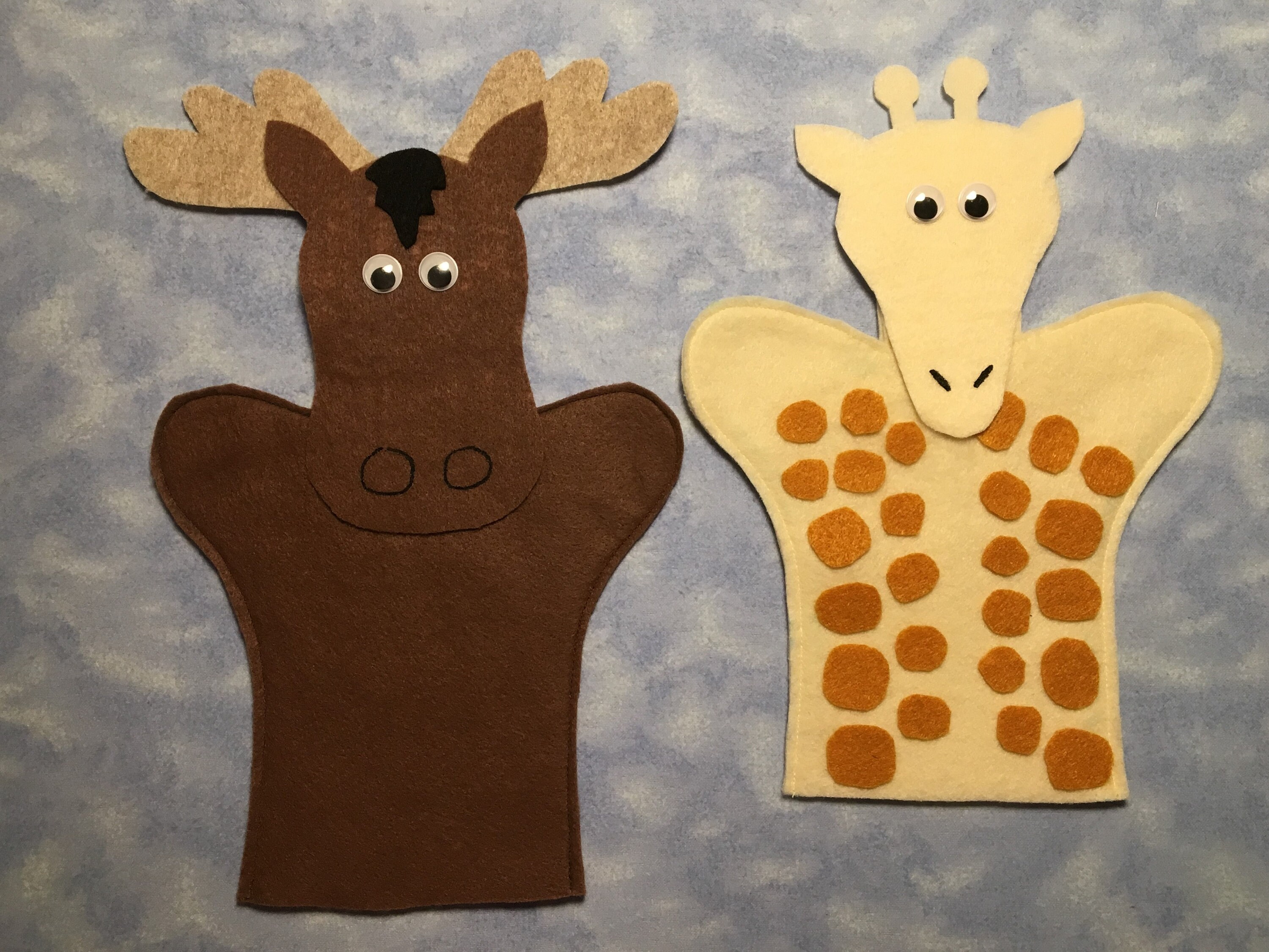 Hand Puppets - PDF Pattern -zoo Animals - Etsy