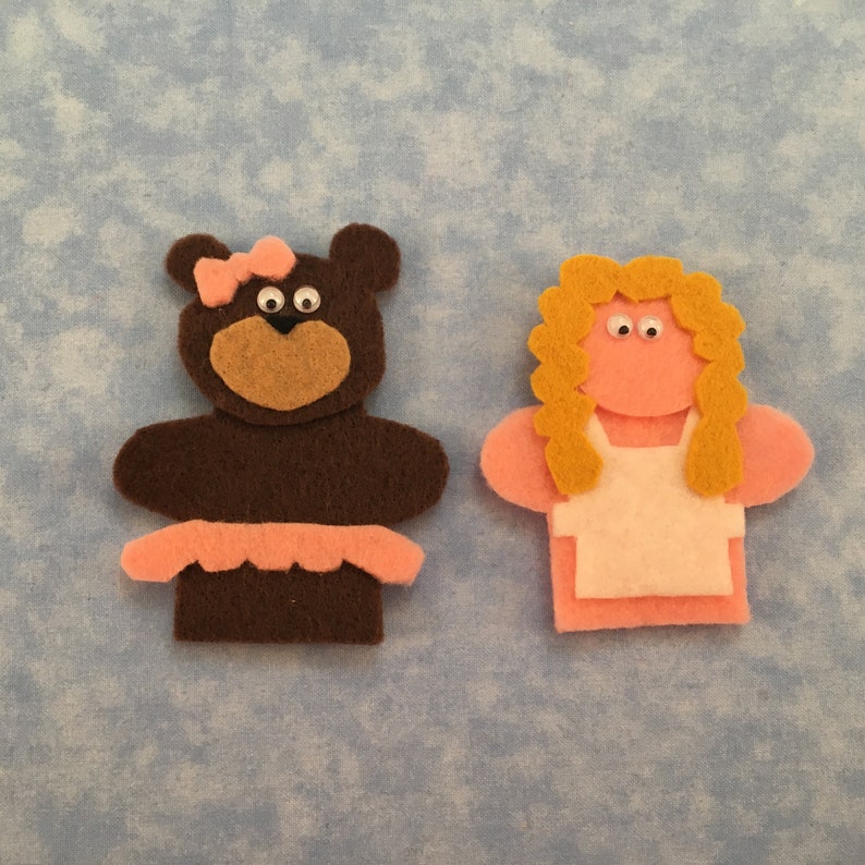 Finger Puppet Patterns - PDF File - Classic Story Characters #2 - Etsy
