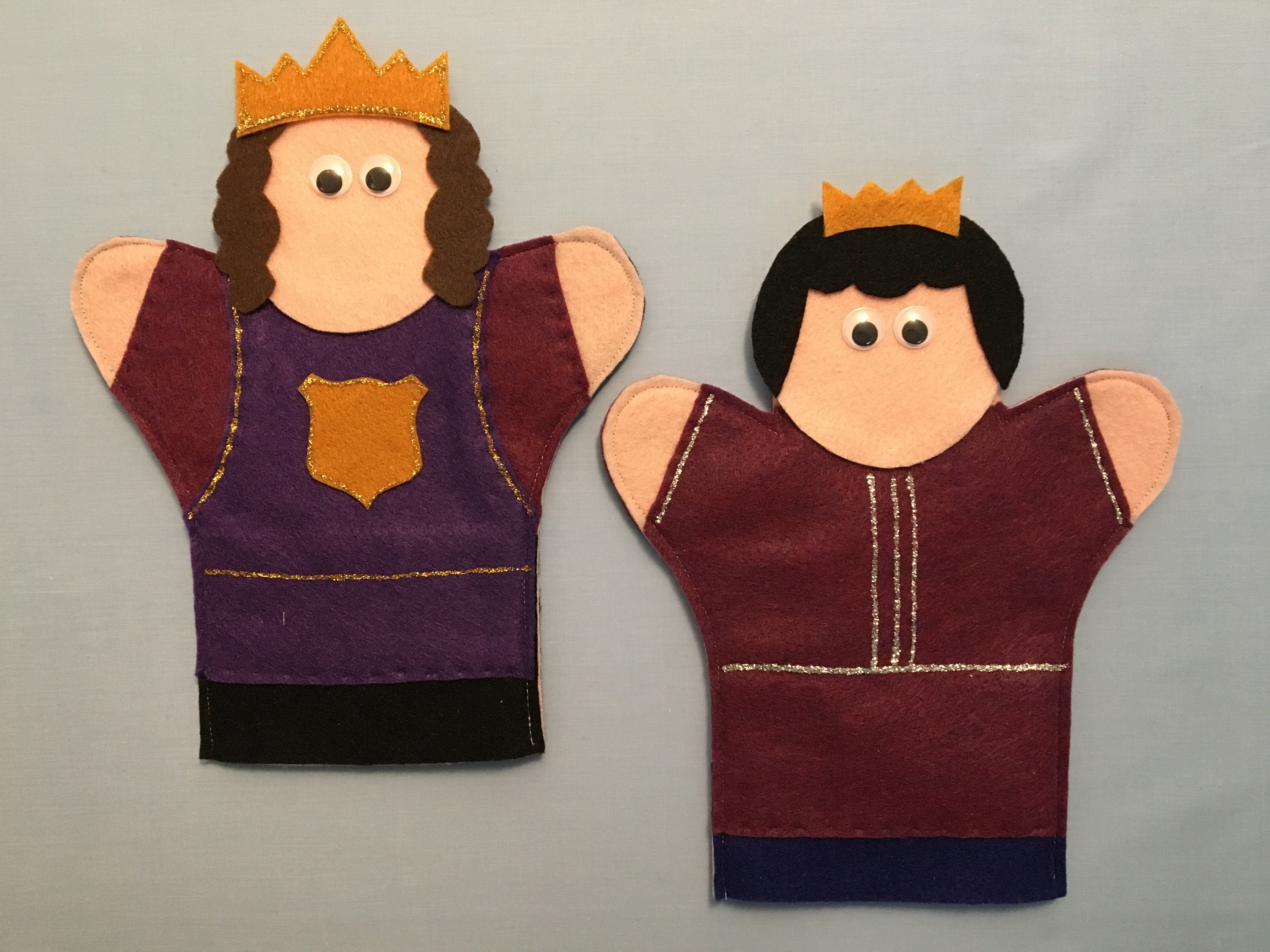 Hand Puppets -PDF Pattern-robin Hood Characters - Etsy