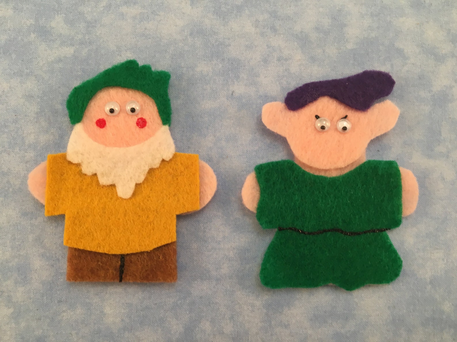 Finger Puppets-pdf File-snow White Characters 12 - Etsy