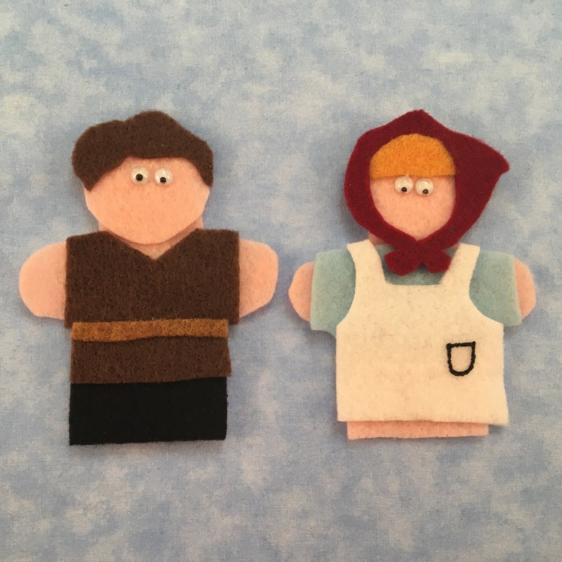 Finger Puppets-pdf File Robin Hood Characters 11 - Etsy