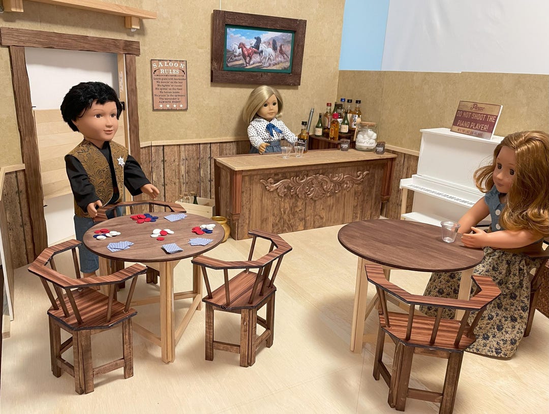 Doll Pattern - Saloon From the Western World Collection for 18 in Dolls ...