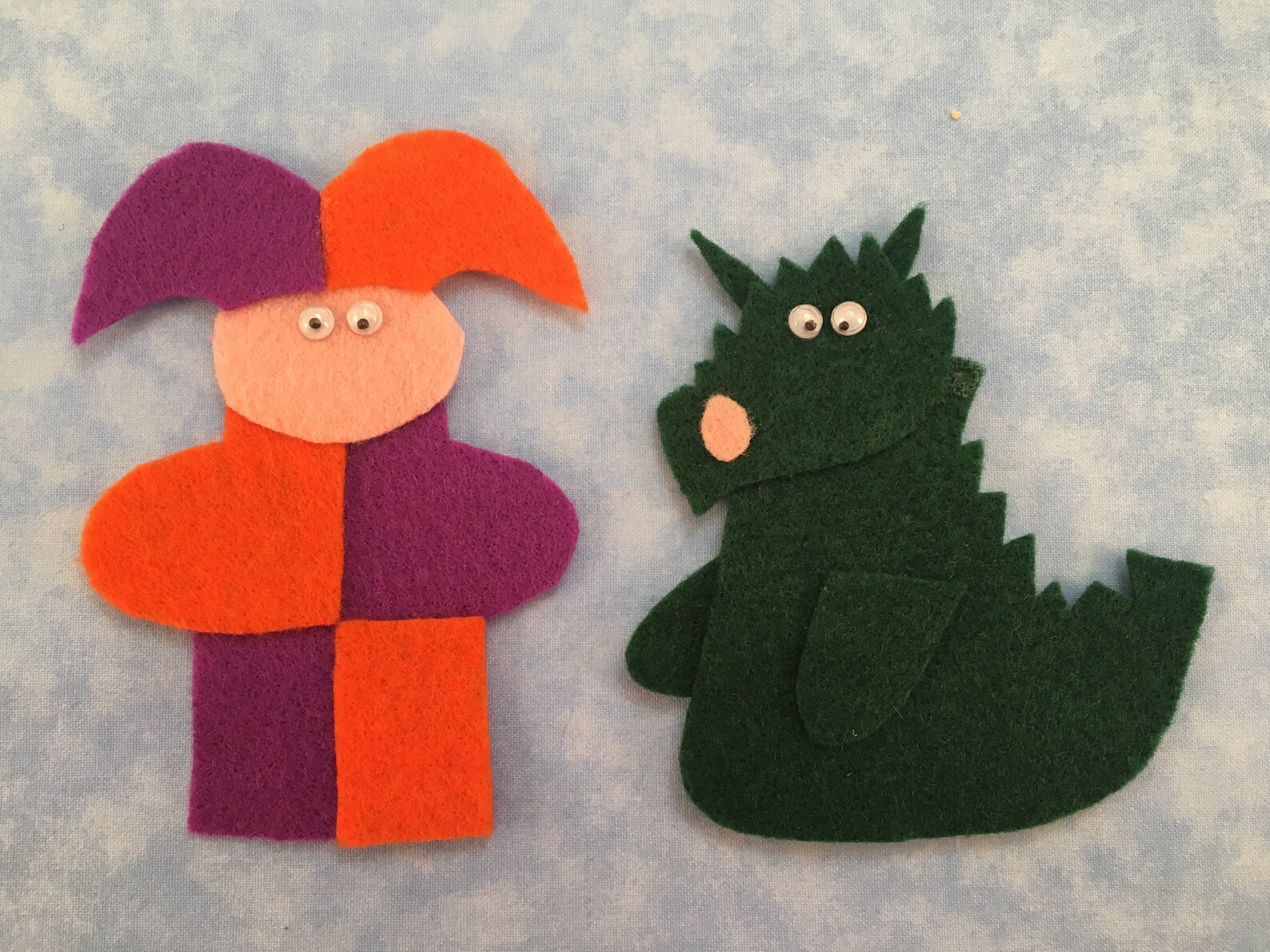 Finger Puppet Patterns -fairy Tale Characters (11) - PDF File Only - Etsy