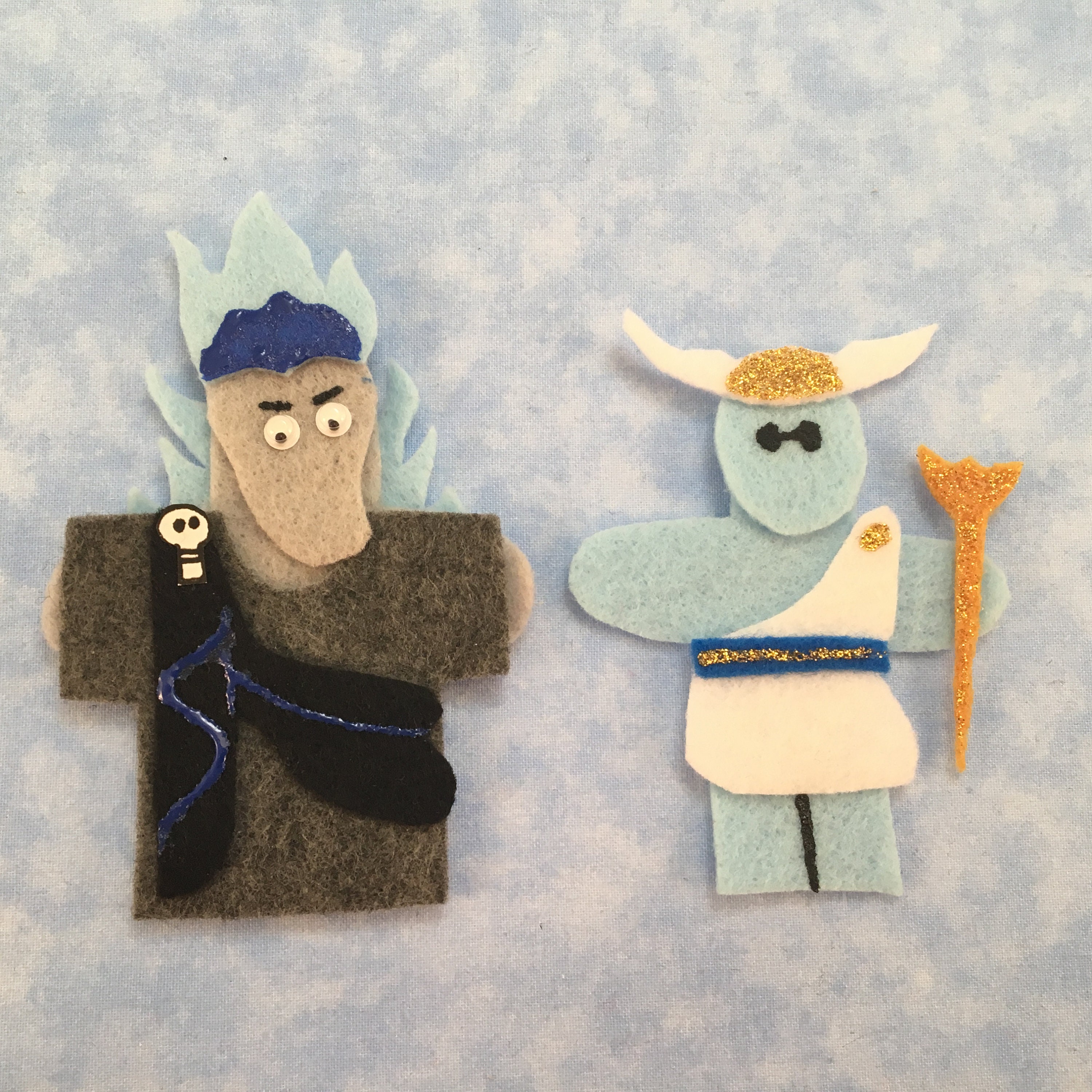 Finger Puppets-pdf FILE Hercules Characters 12 - Etsy Israel