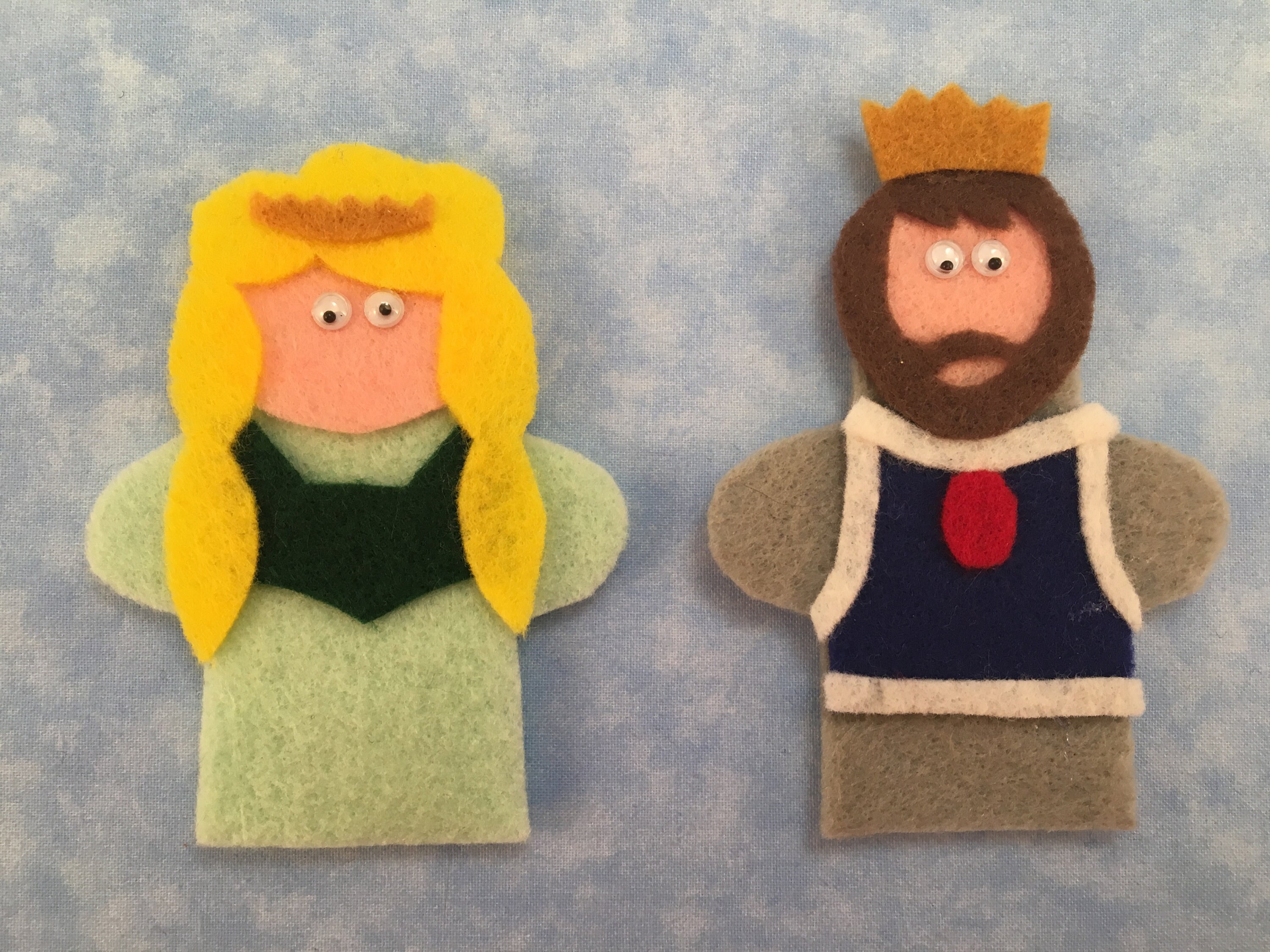 Finger Puppet Patterns -fairy Tale Characters (11) - PDF File Only - Etsy