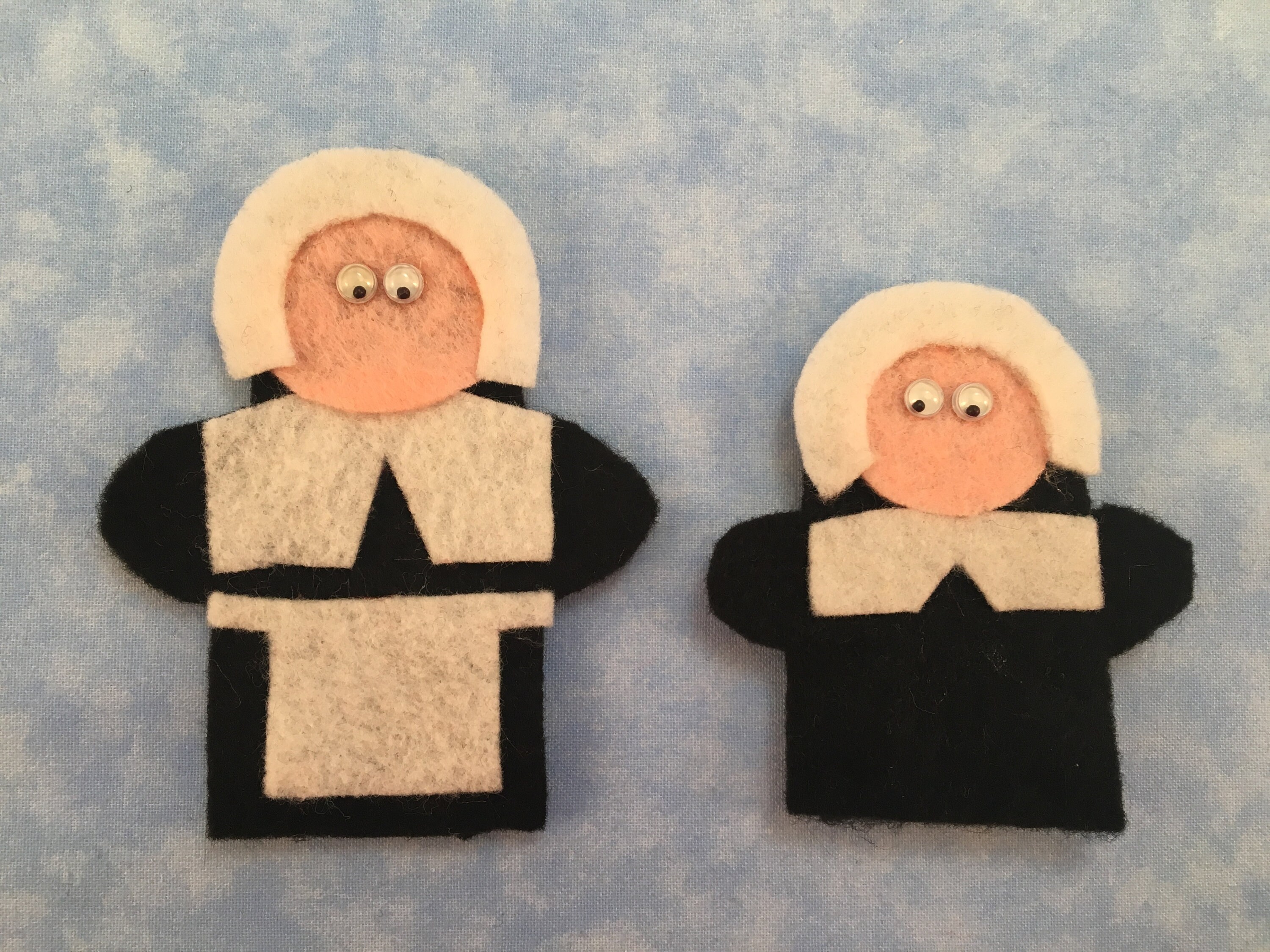 Finger Puppet PDF FILE Thanksgiving Characters - Etsy
