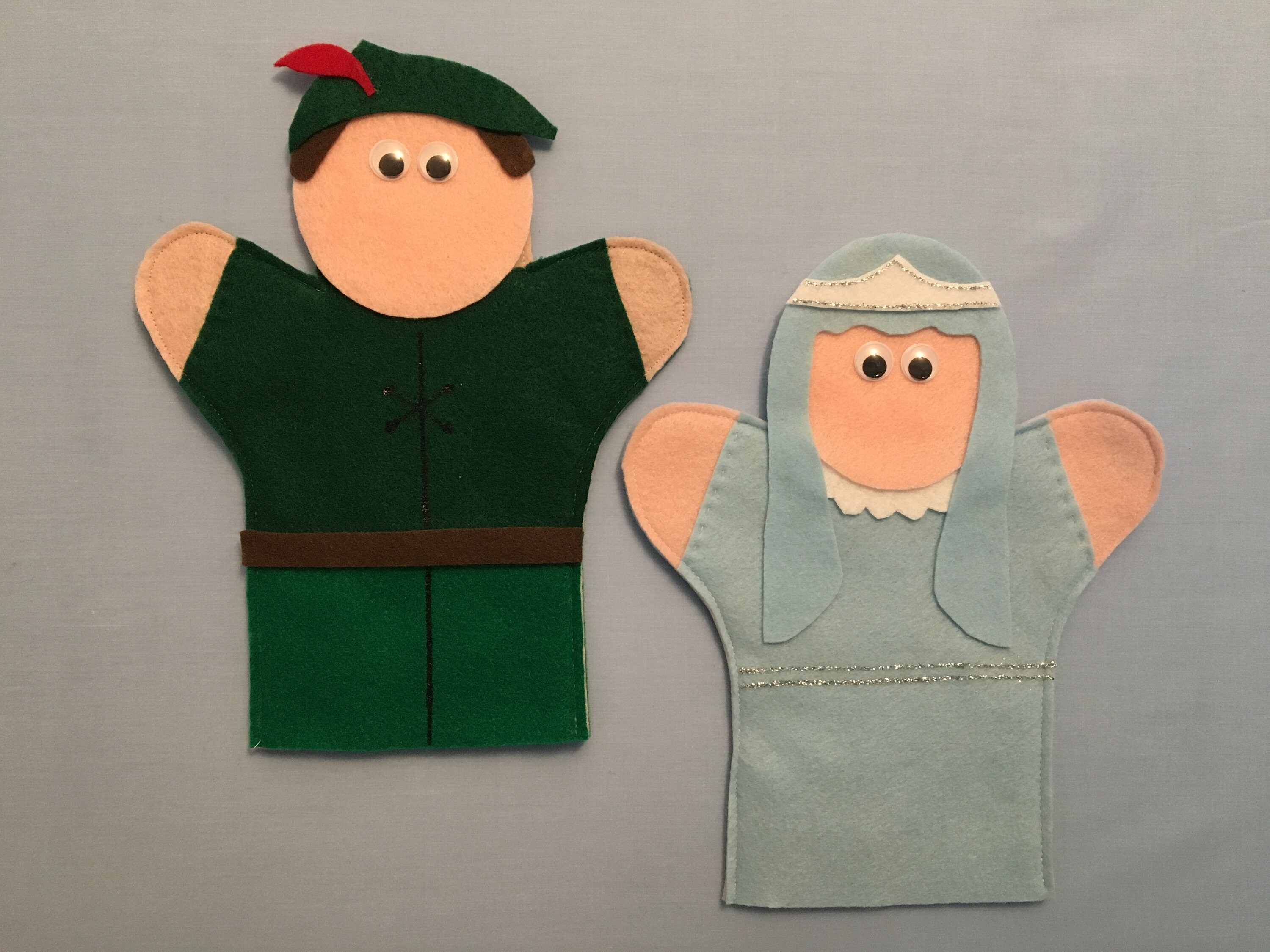 Hand Puppets -PDF Pattern-robin Hood Characters - Etsy