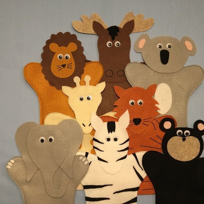 Hand Puppet Pattern - Etsy