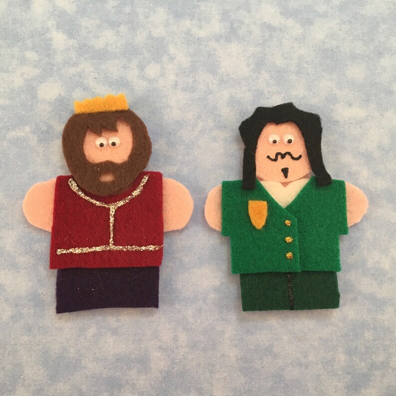Finger Puppets-pdf File Robin Hood Characters 11 - Etsy