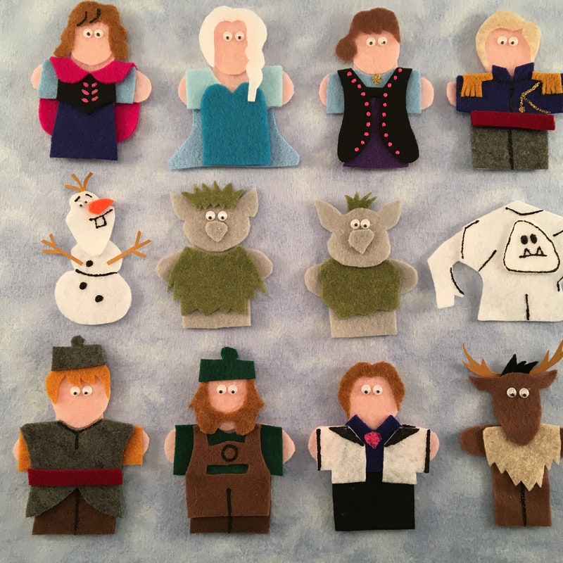 Frozen Puppets - Etsy