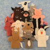 Finger Puppets-pdf File Noah's Ark Characters 9 - Etsy Canada