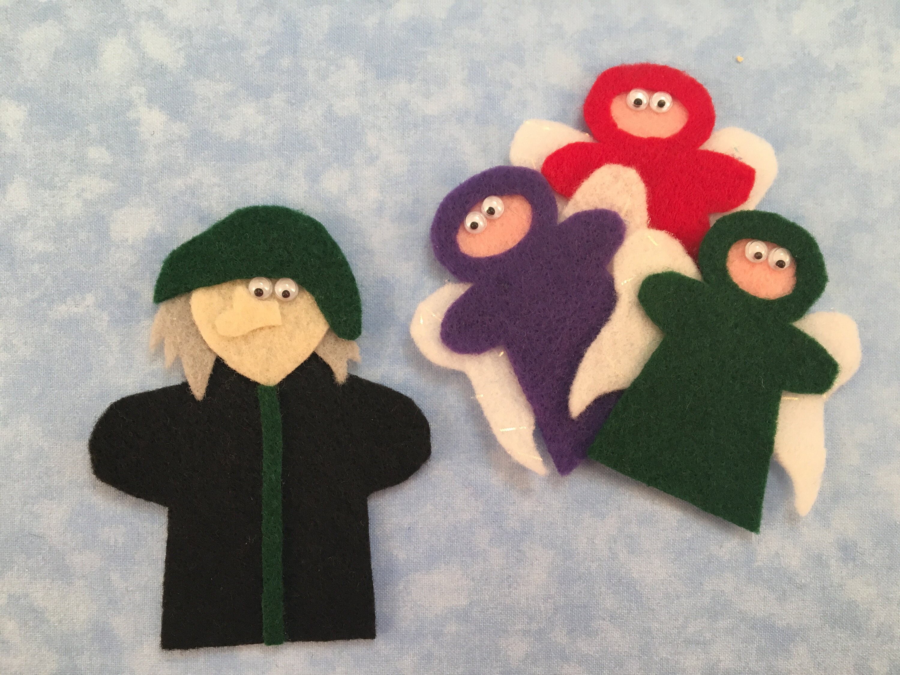 Finger Puppet Patterns -fairy Tale Characters (11) - PDF File Only - Etsy