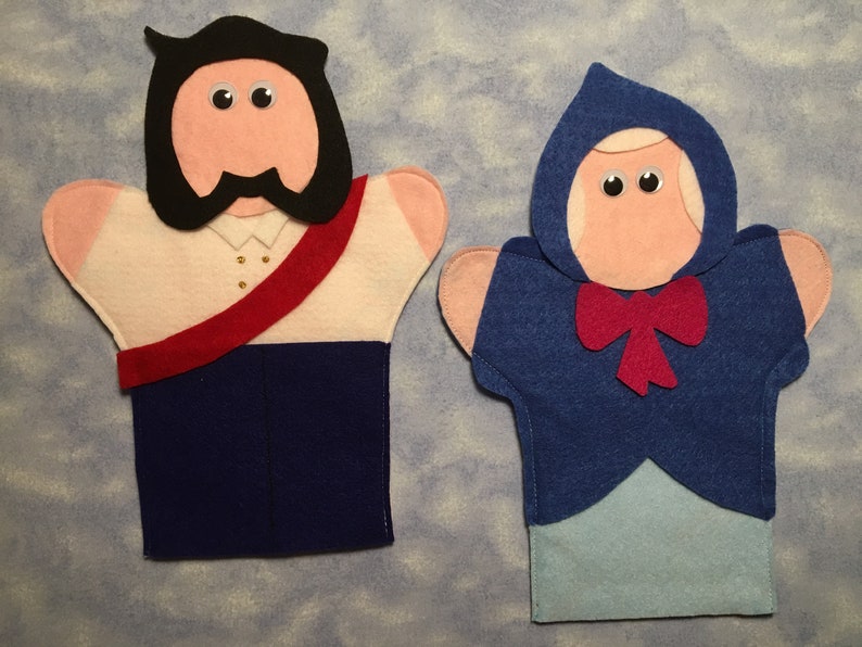 Hand Puppets PDF Pattern-cinderella Characters - Etsy