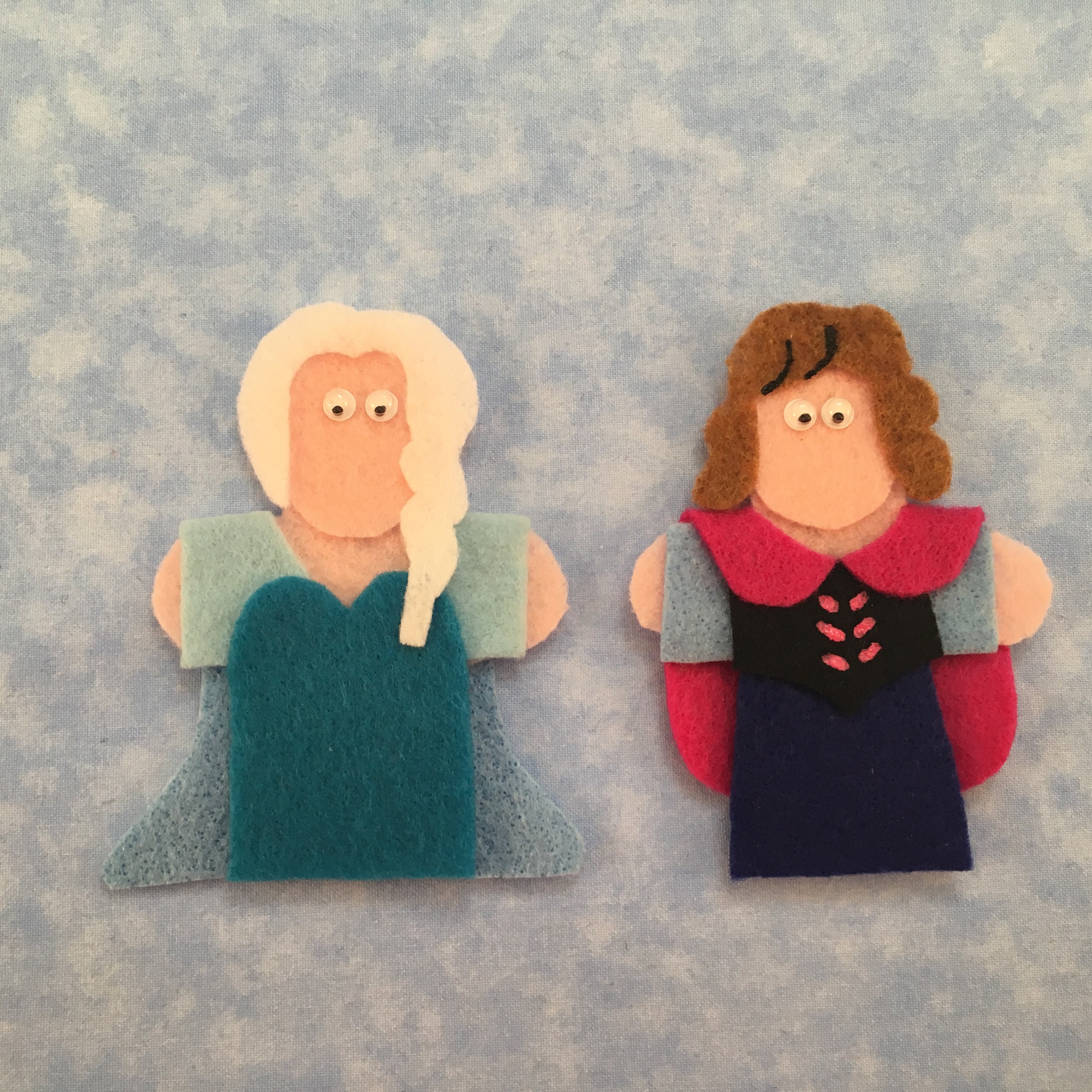 Finger Puppets-pdf File-frozen Characters - Etsy