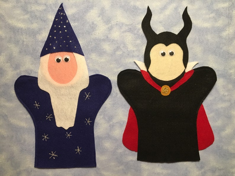 Hand Puppets -PDF Pattern-fairy Tale Characters - Etsy