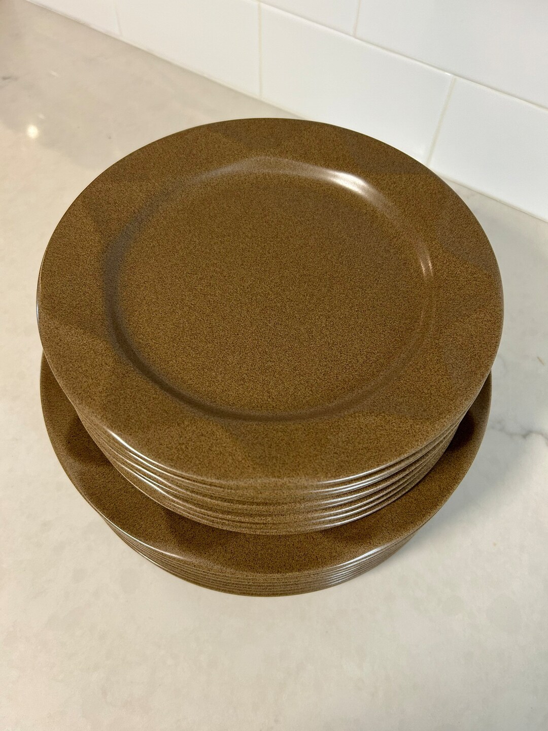 8 Vintage Dansk Origami Sandstone Salad Plates - Etsy