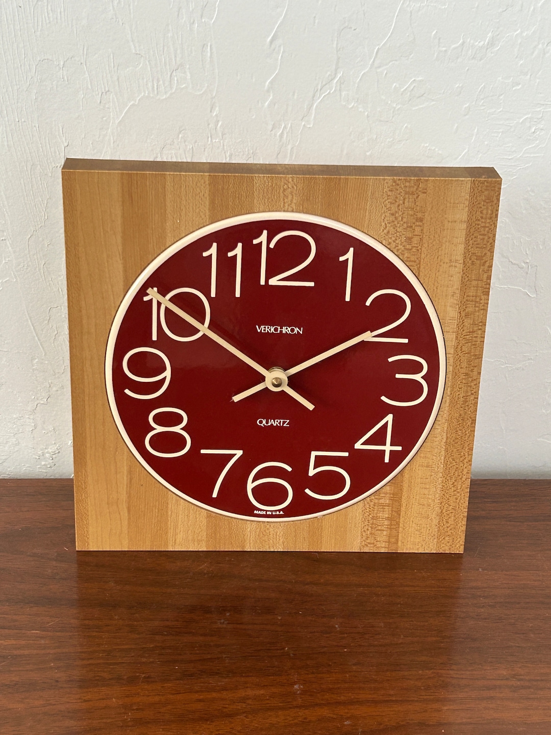 Verichron Quartz Wall Clock - Etsy
