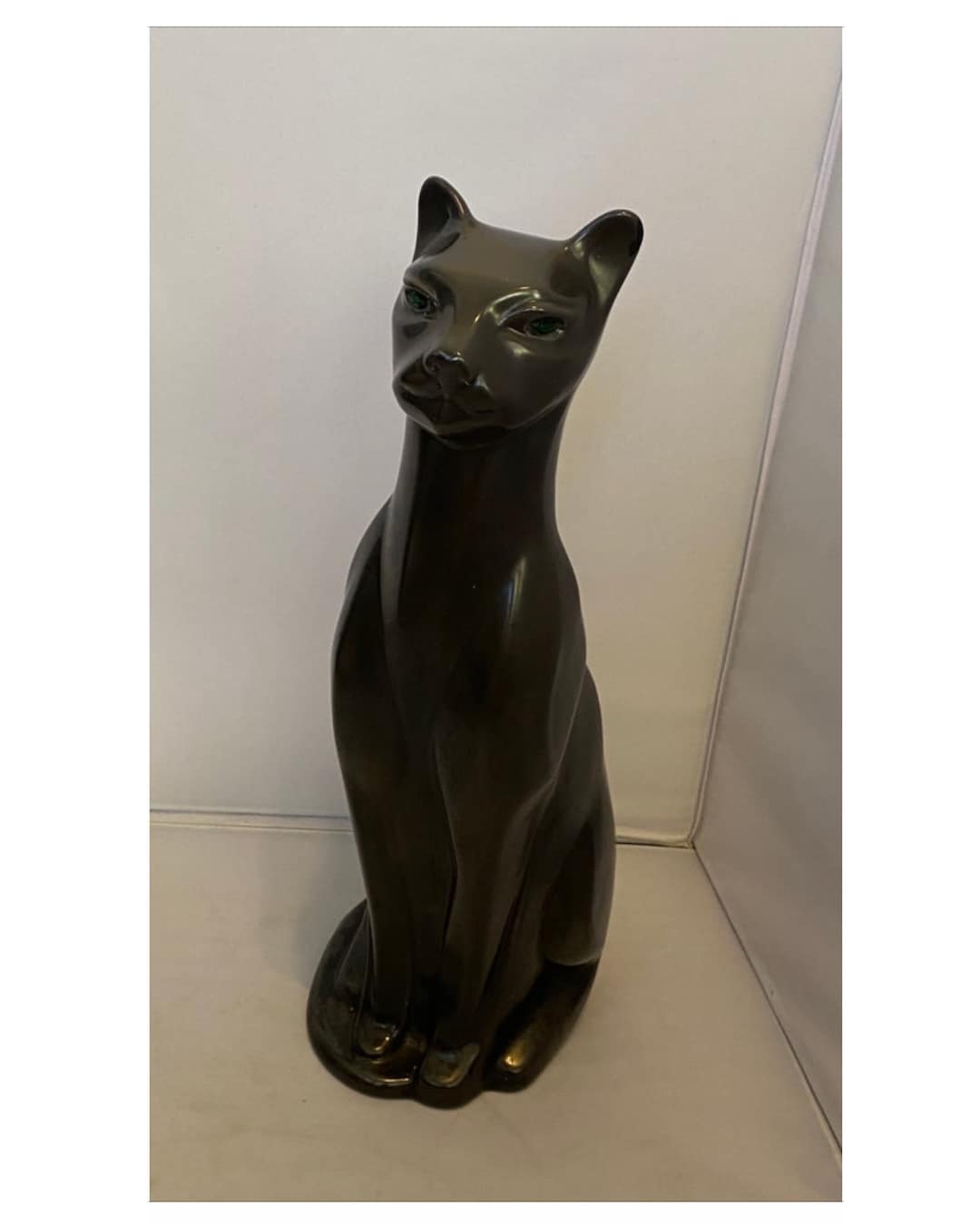 Mid Century Ceramic Cubist Cat - Etsy