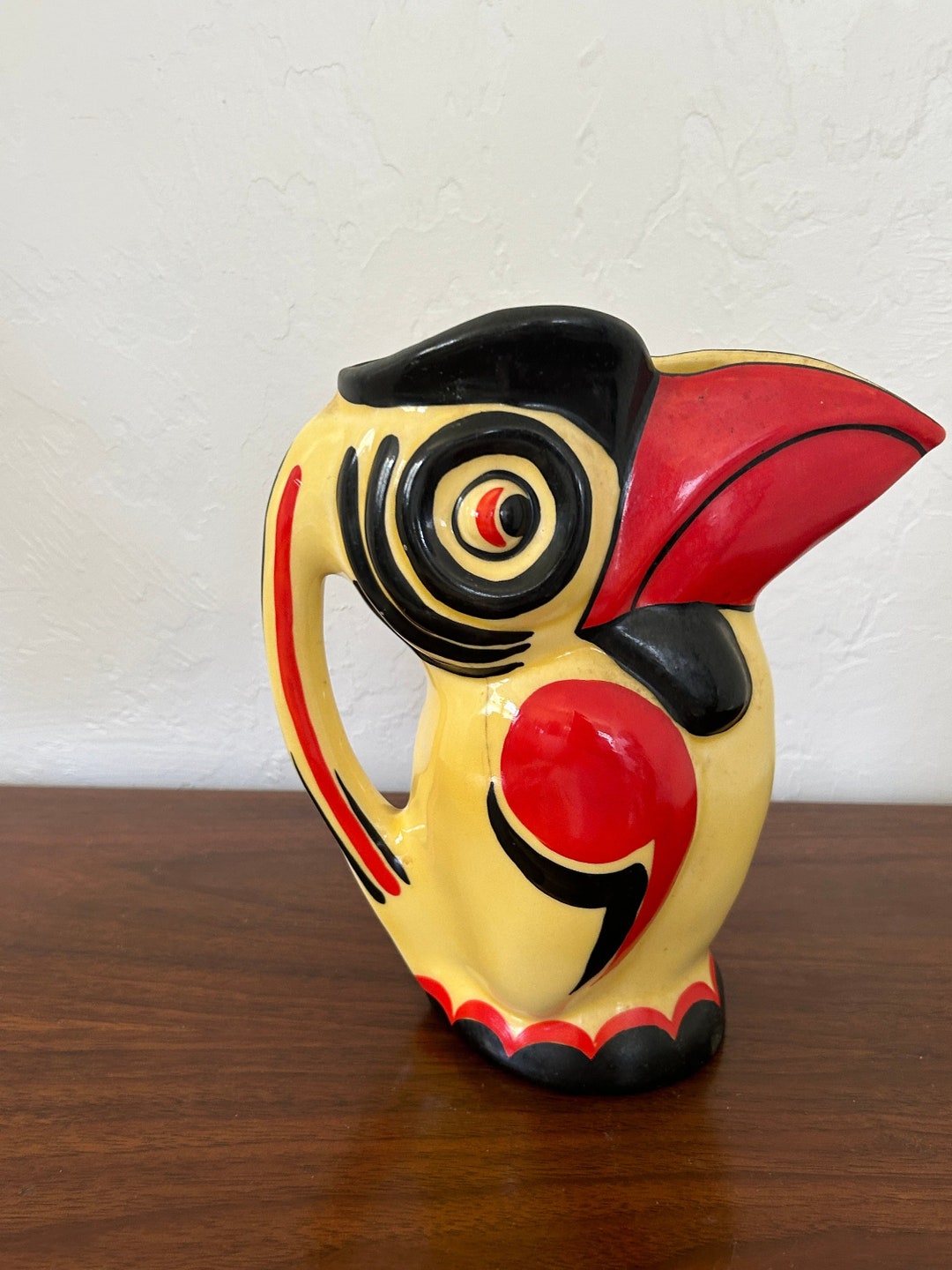 Hand Painted Toucan Pitcher - Etsy