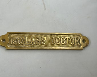 Doctor Door Plate - Etsy