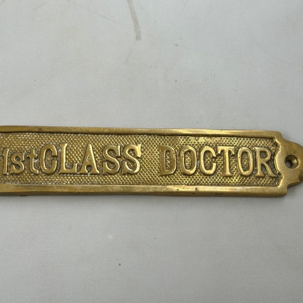 Doctor Door Plate - Etsy