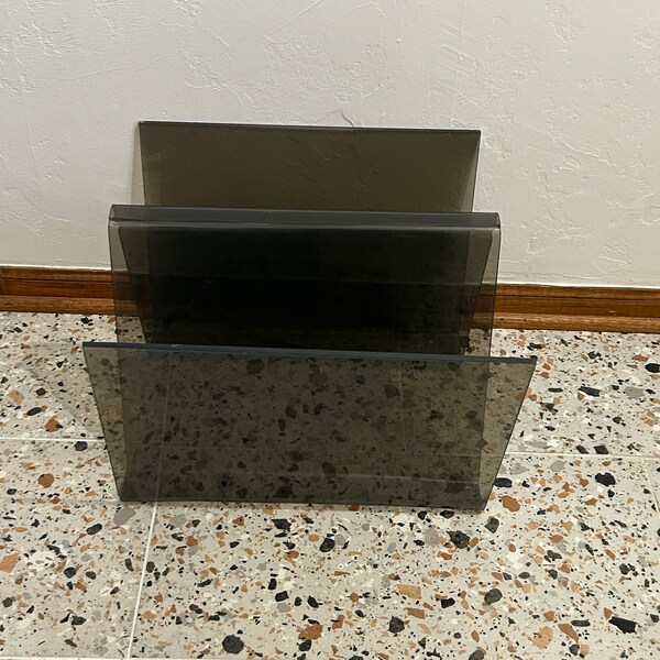 Lucite Magazine Rack - Etsy
