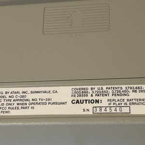 Vintage Atari Pinball Console - Etsy