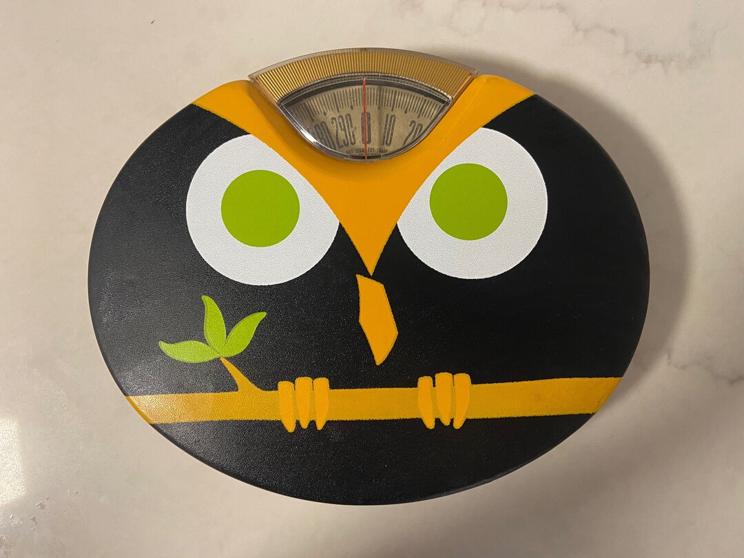 Vintage RARE Owl Shaped Counselor Bathroom Scale - Etsy