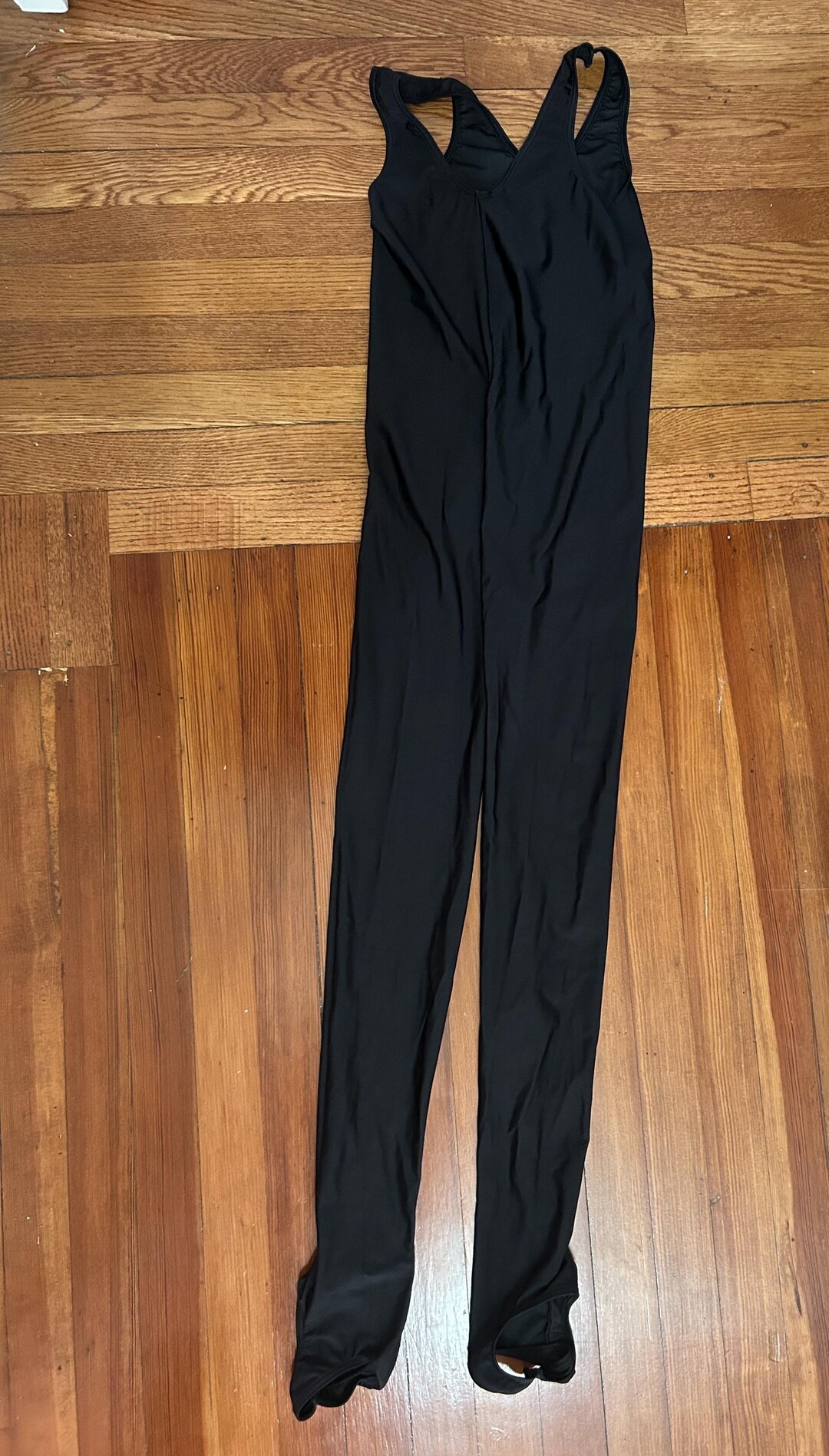 Dance Centre Black Unitard Catsuit With Stirrups - Etsy