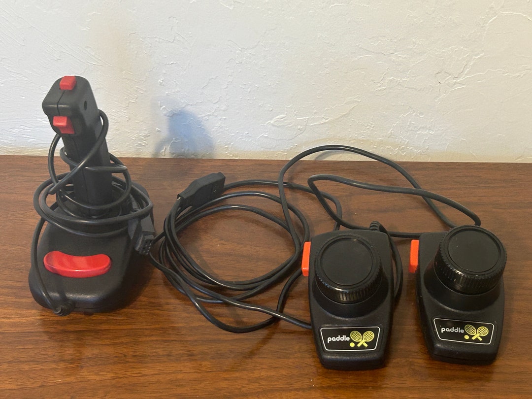 Atari Console Paddles and Joystick - Etsy